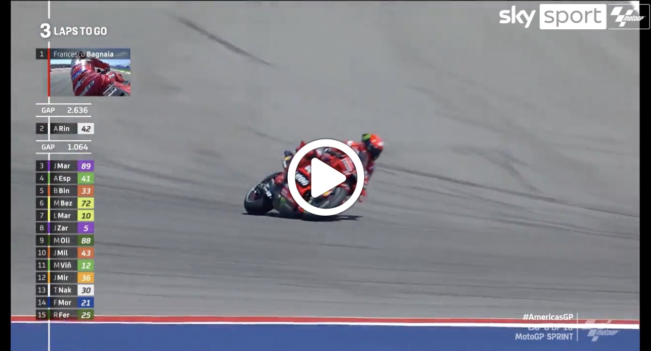 MotoGP | GP Austin, gli highlights della Sprint [VIDEO]