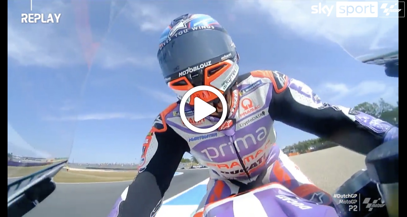 MotoGP | Martin, airbag esploso durante le seconde libere ad Assen [VIDEO]