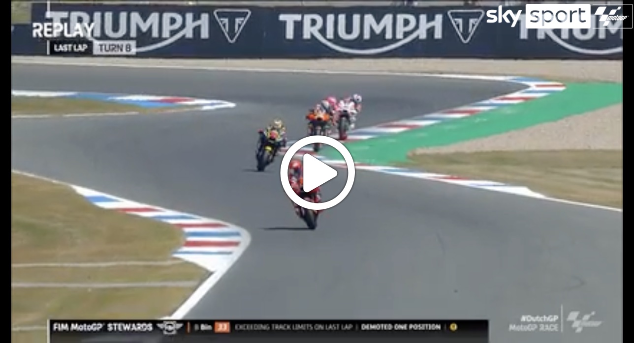 MotoGP | Binder, ‘track limits’ all’ultimo giro: sfuma il podio ad ...