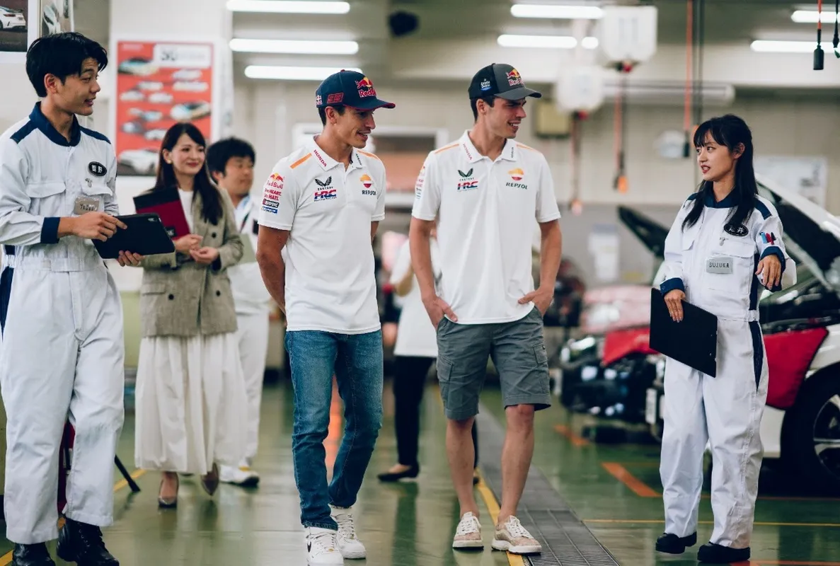 Moto GP | Marc Márquez visita el Honda Technical College Kanto
