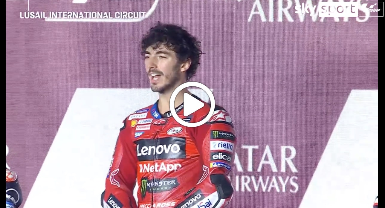 MotoGP | Bagnaia wins in Qatar: Mameli's anthem plays on the Lusail ...